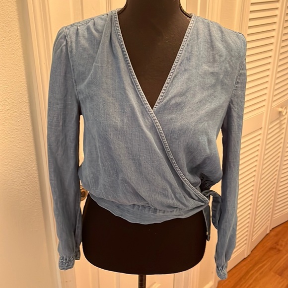 Blue Rain | Tops | Francescas Blue Rain Denim Top | Poshmark